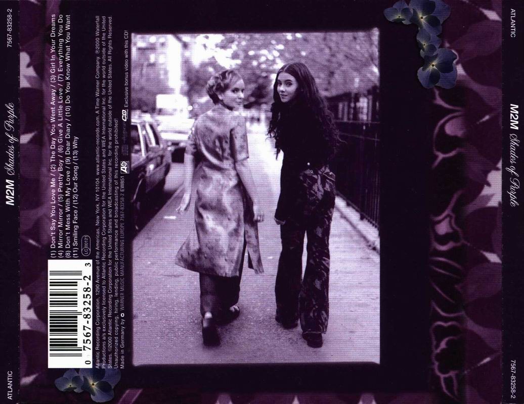 Music4life: M2M - Shades Of Purple (Japanese Edition) (2000)