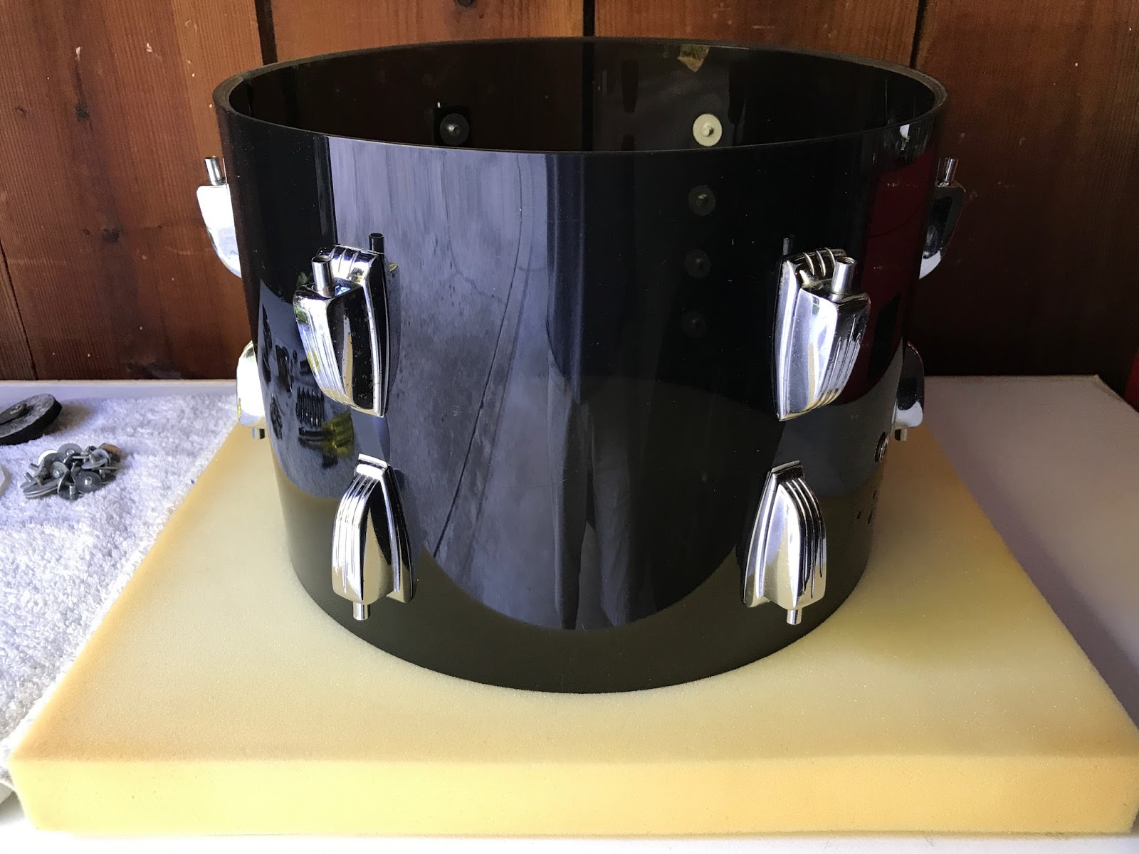 Restoring a Ludwig Vistalite - Drum Nuts (& Bolts)