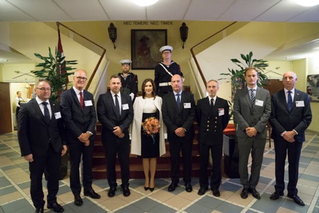 Princesse Mary aux 25 ans de la Naval Team Denmark