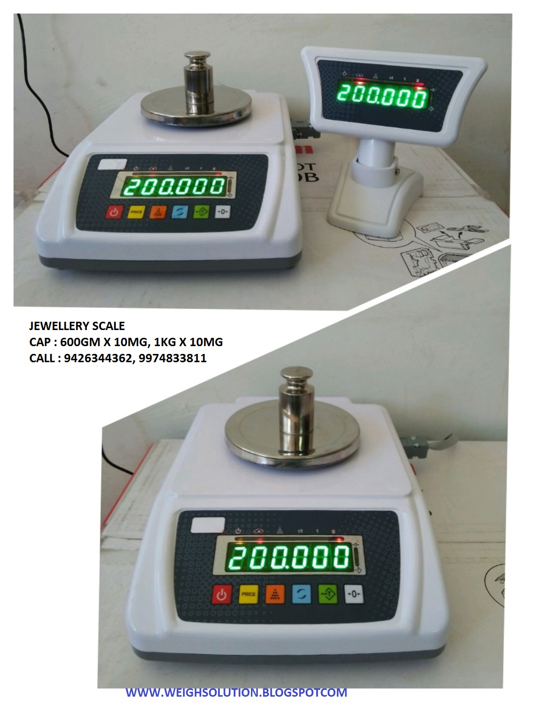 Jewellery scale Description