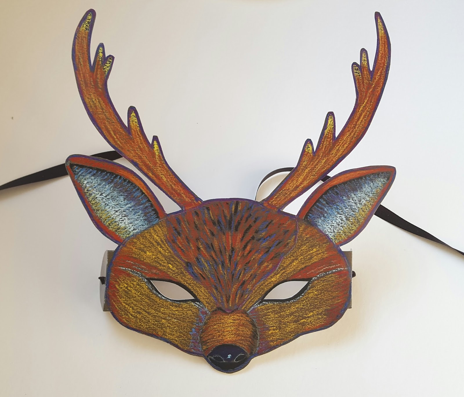 Vicki Smith Art: Reindeer Mask