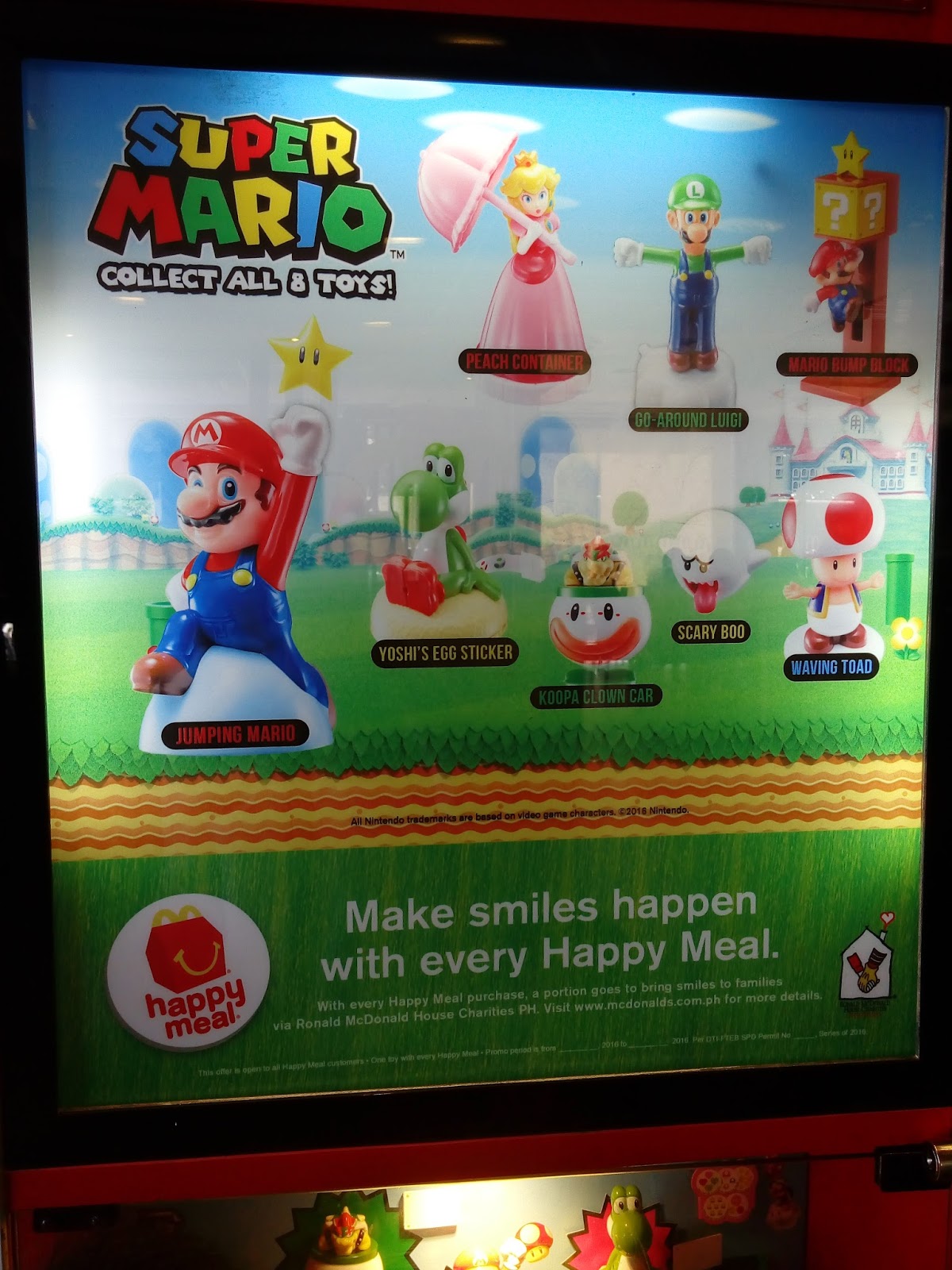 ronaleer crafts & kids: McDo Happy Meal: Super Mario