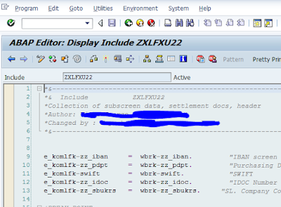 SAP ABAP Central: Adding Custom Fields in WZR1,WZR2 and WZR3