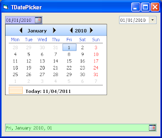 TDatePicker: Ready to Use XP Style Date Picker | VB Solution