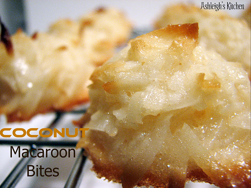 Ashleigh's Kitchen: Coconut Macaroon Bites