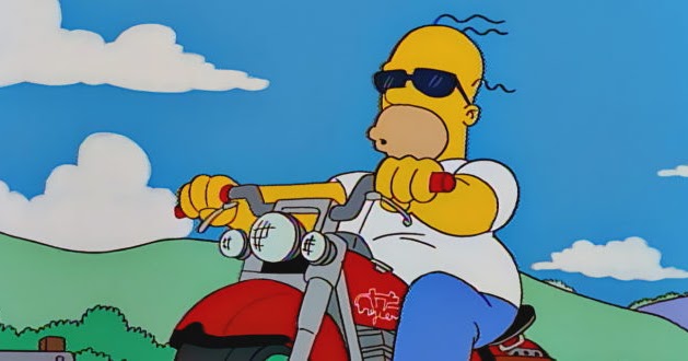 Grupo Motard À espera dela: Homer Simpson