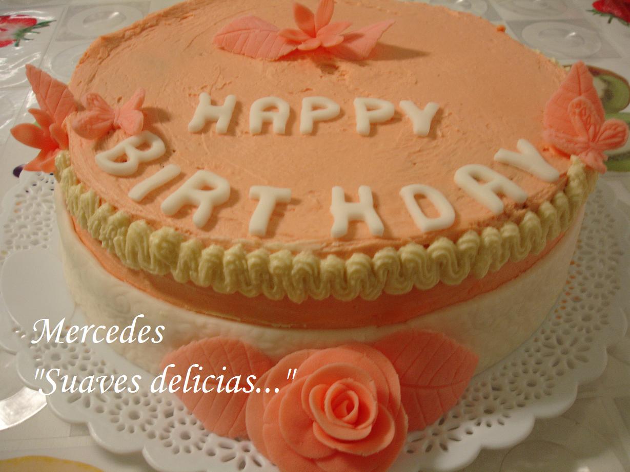 Suaves Delicias...: TARTA CUMPLEAÑOS