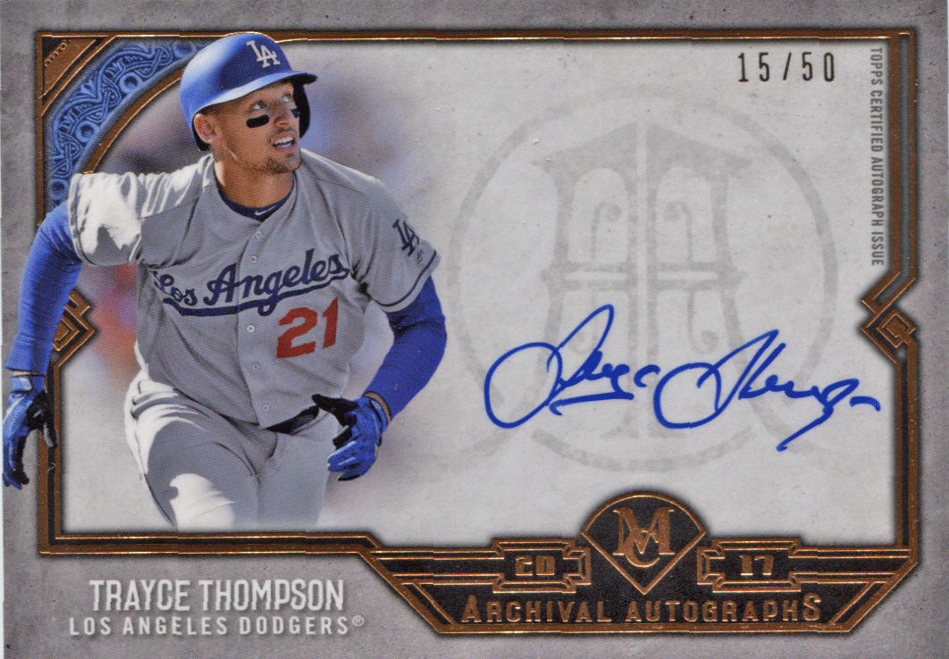 Dodgers Blue Heaven: 2017 Topps Museum Collection - Archival Autograph ...