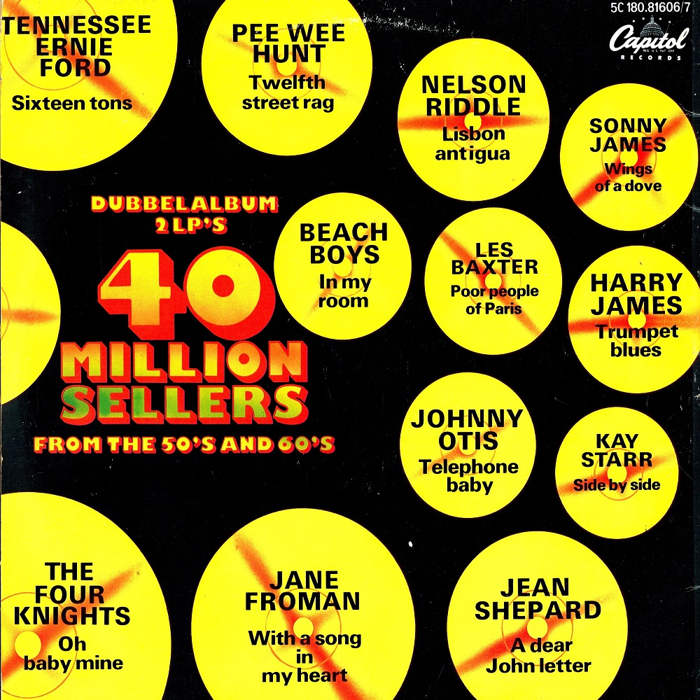 Various 40 Million Sellers Original Hits 1976 2LP Blog Met
