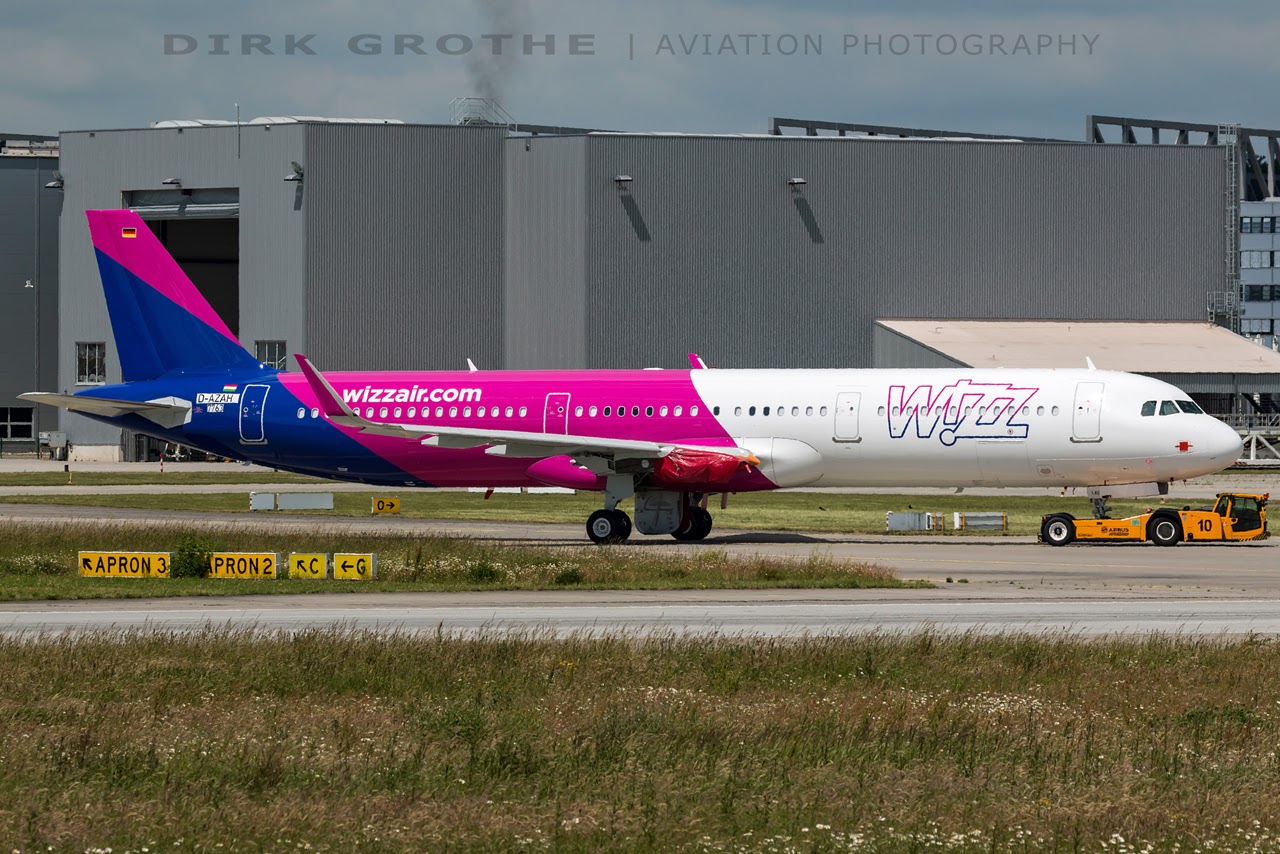 Hamburg Finkenwerder News: A321-231SL, WIZZ Air, D-AZAH, HA-LXU (MSN 7763)