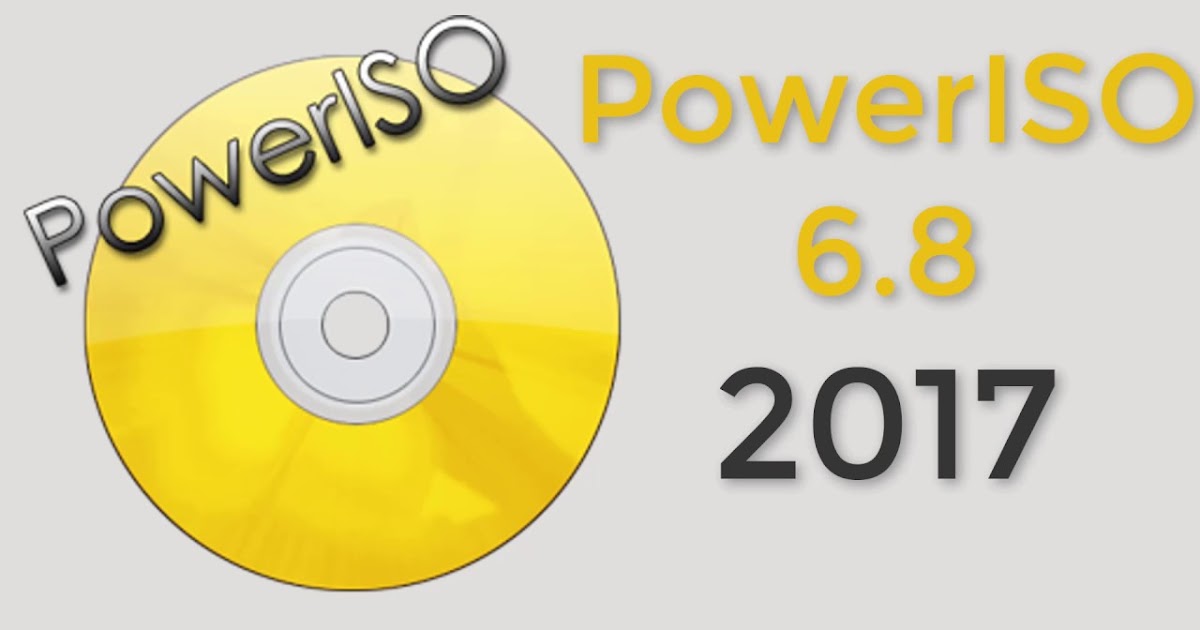 PowerISO 6.8 FULL + Crack - Download pc programs