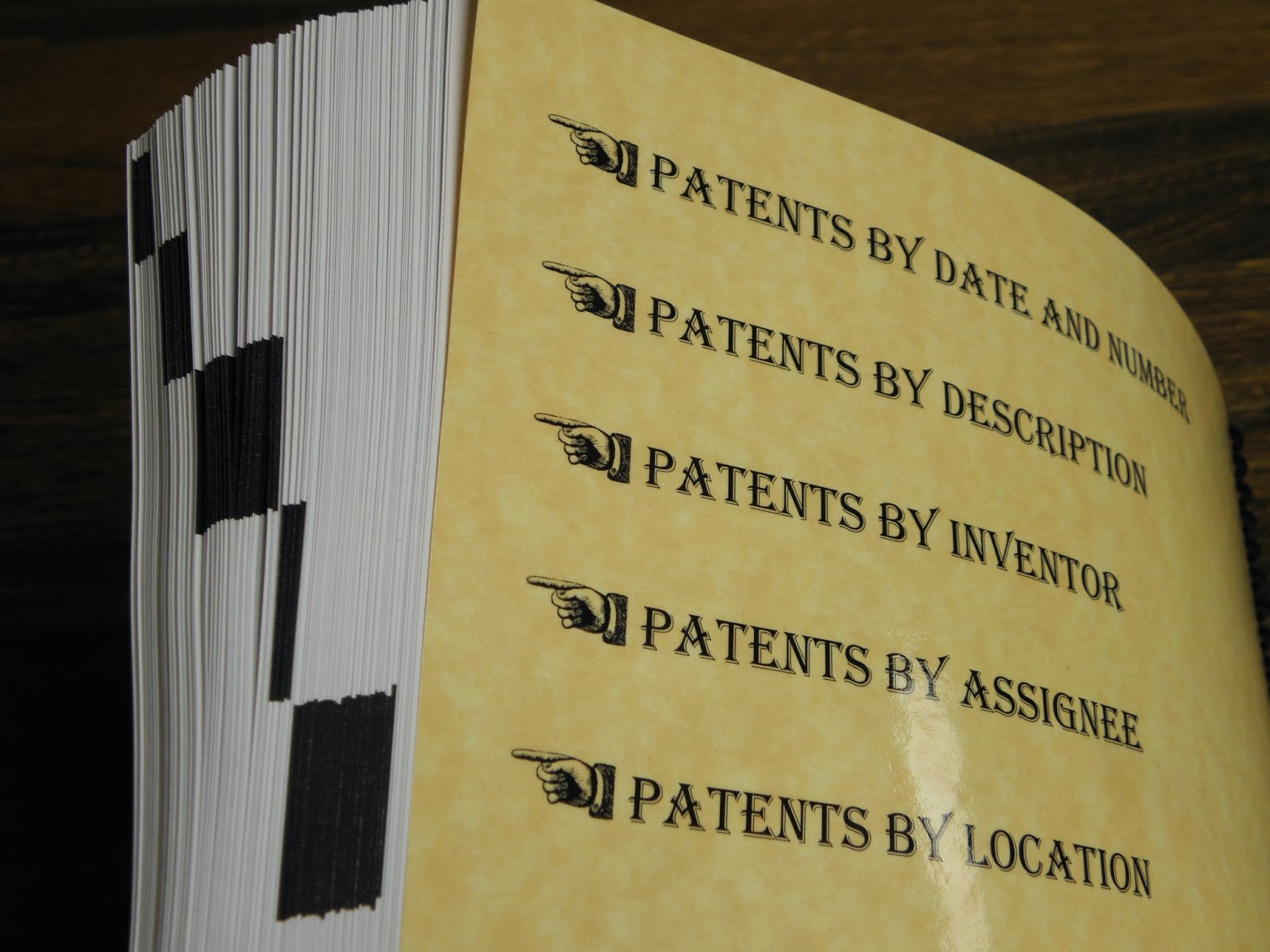 The Leadhead's Pencil Blog: The Patent Book has arrived!