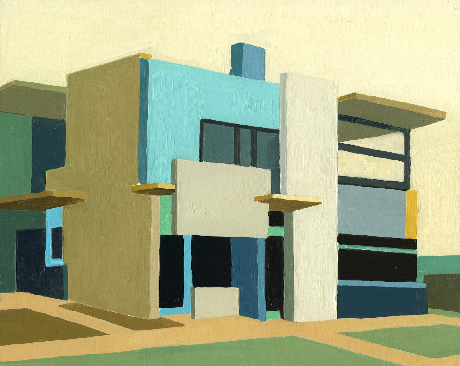 AB Painting: Gerrit Rietveld's Shroder House