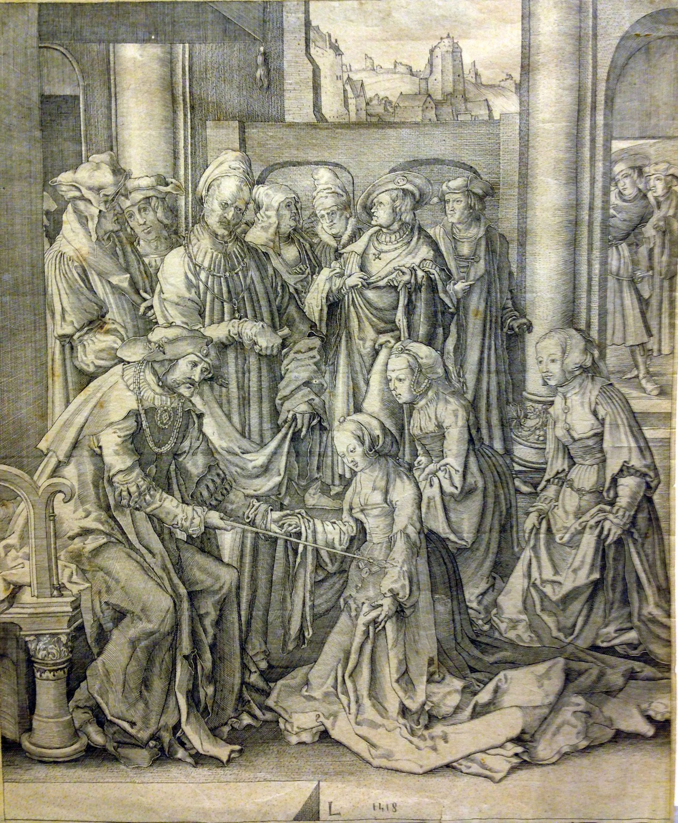 The Auction Augur: "15th century Old Master" engraving is a 1518 Lucas ...