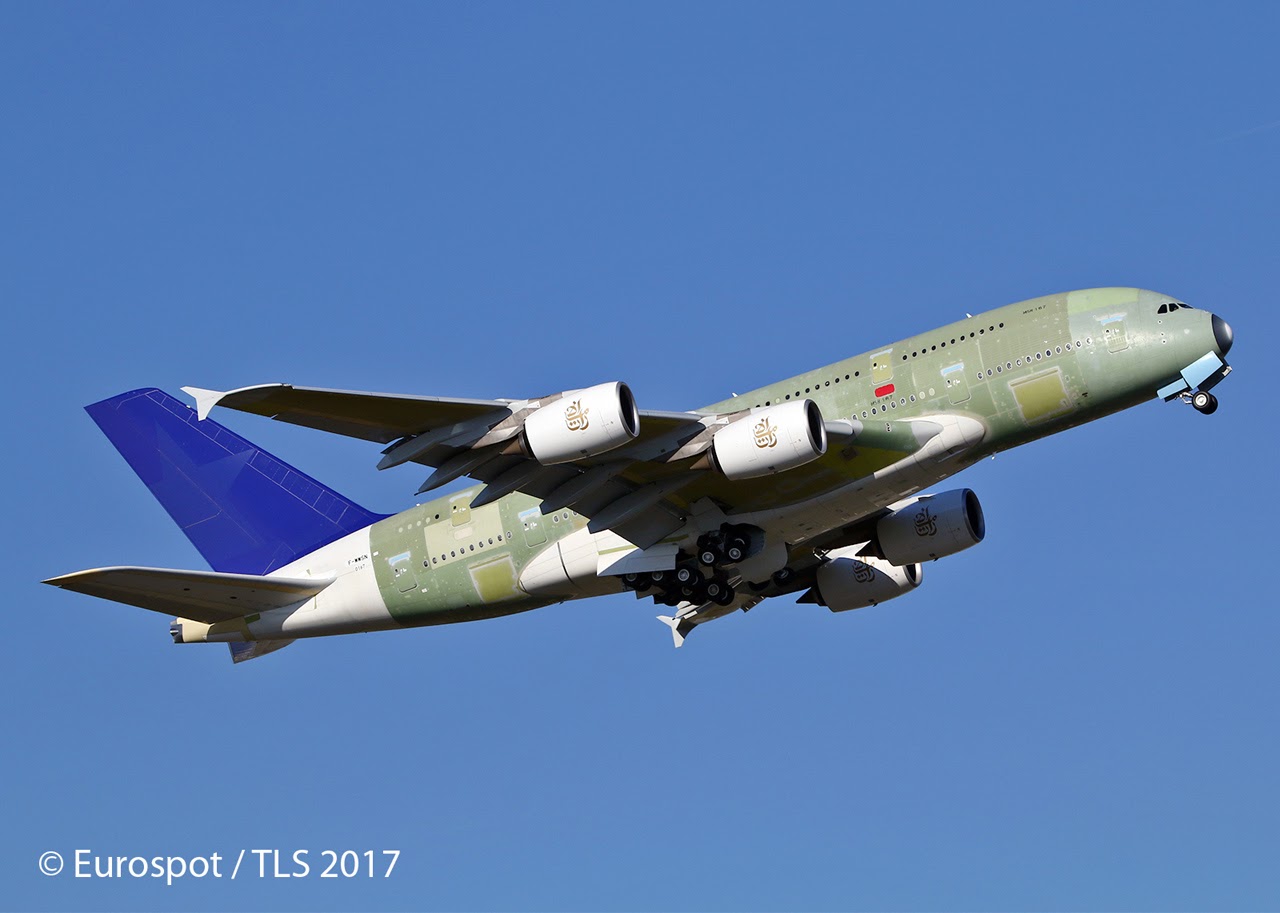 Airbus Hamburg Finkenwerder News: A380-842, Emirates, A6-EVA (MSN 167)