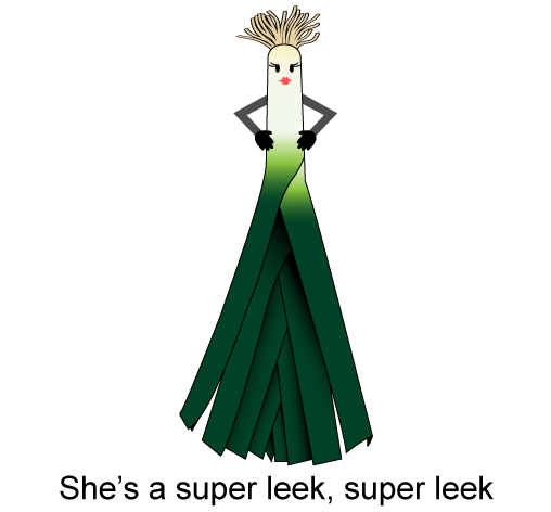Kale Crusaders: Leek