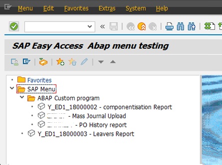 SAP ABAP technical information: Add Programs/Transactions to SAP Menu ...