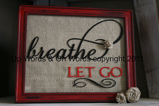 Redefining C: Burlap backed Breathe frame