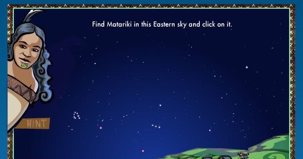 Pitt Island Schools Hunt for The Waikawau People: Matariki Interactive