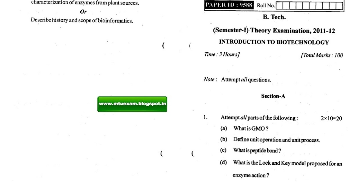UPTU exam | www.uptuexam.com | UPTU (GBTU and MTU ) Even Sem Exam ...