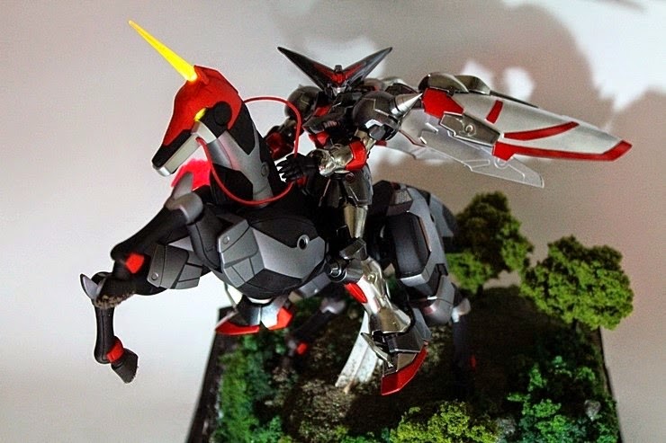 Gundam Family: HGUC 1/144 Master Gundam + Fuunsaiki Diorama Custom Build