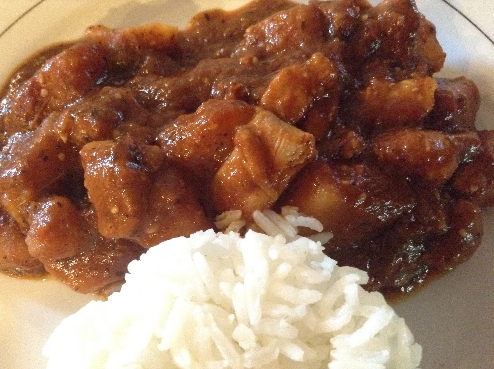 vive la vida: POLLO EN SALSA DE TOMATILLO Y CHILE SECO