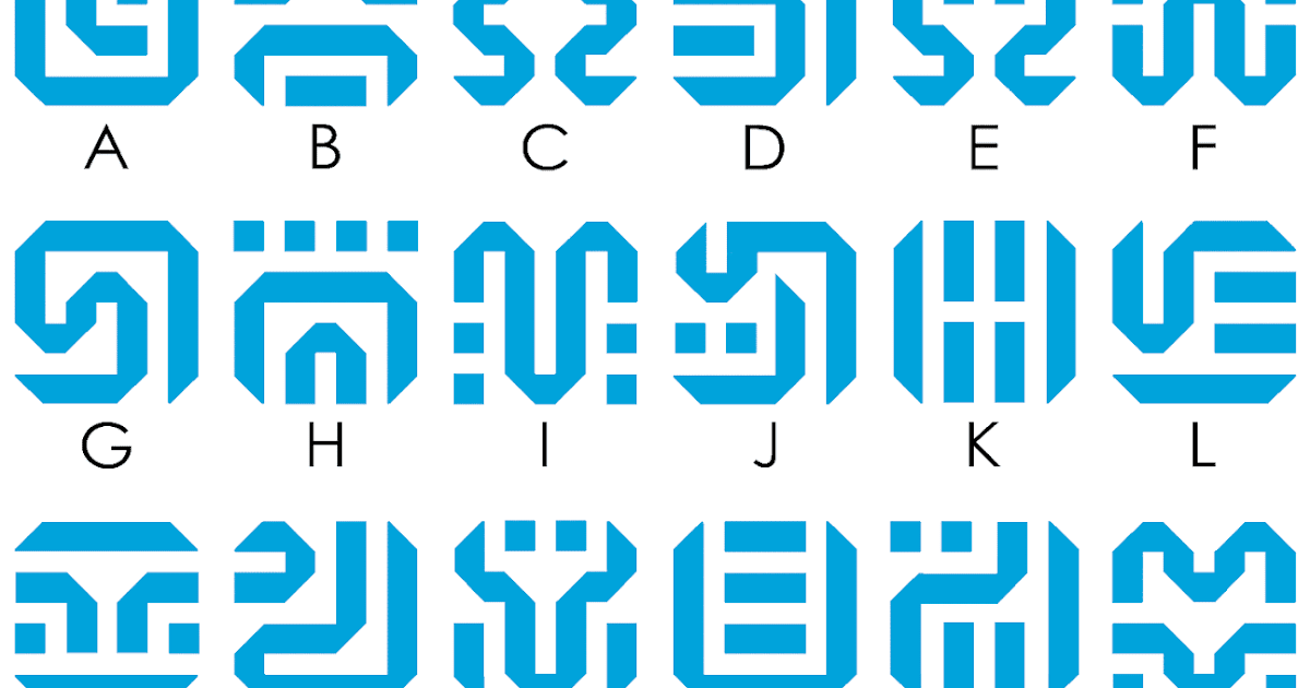 Alphabet Sheikah