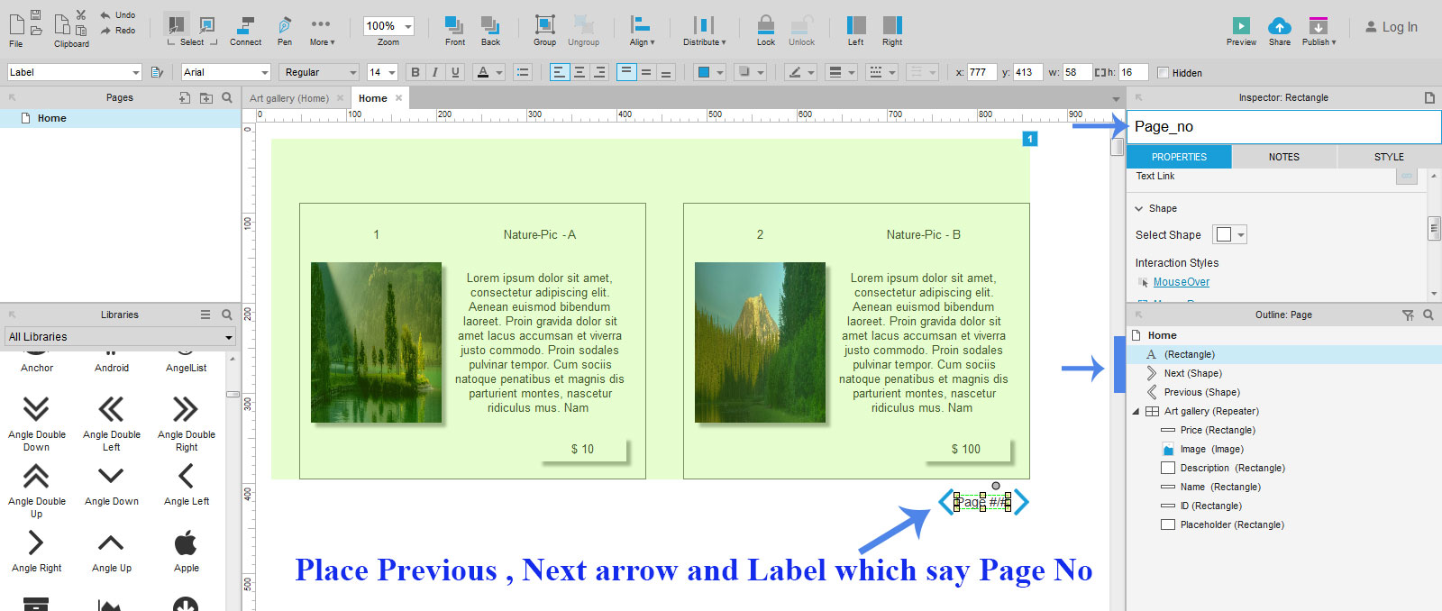 UI/UX Design: Pagination