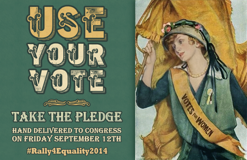 Take the Pledge to Vote in the 2014 Midterm Election - We Are Woman