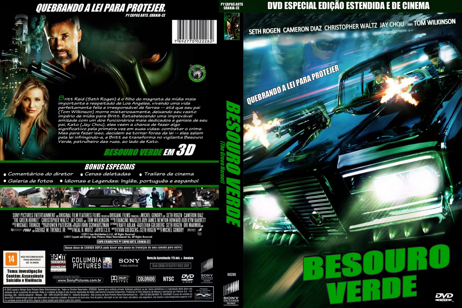 Na Trilha do Castelo: FILME: Besouro Verde Lançamento