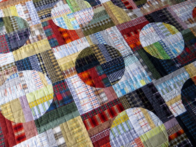 The Way I Sew It: Plaid Circles Quilt