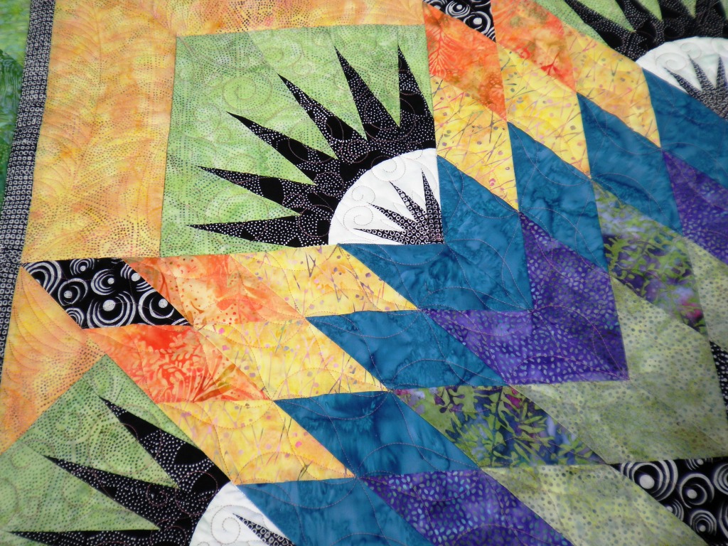 Quilts by Barb - News from Barb: A Radiant Star with a Mariner's Compass