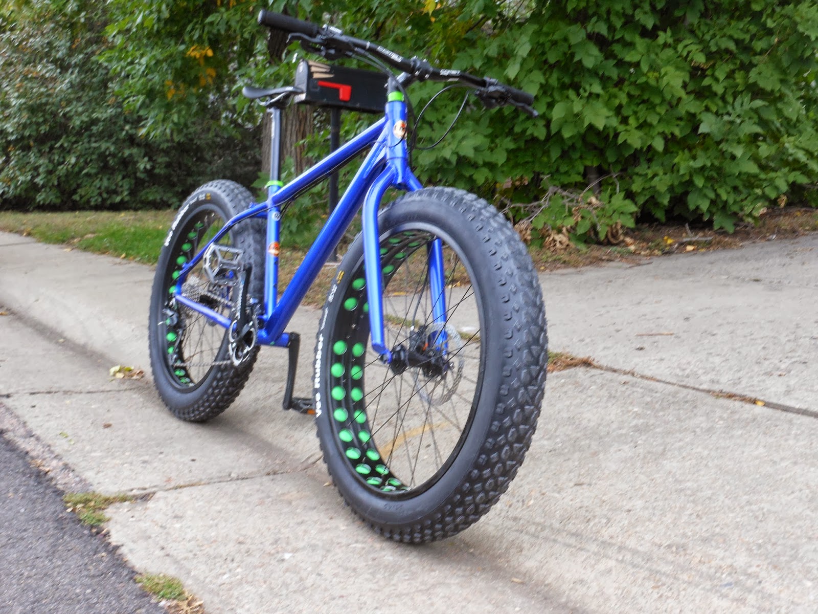 Two Wheels - Six Strings: Fat Bike Friday - Built Marty's Motobecane ...