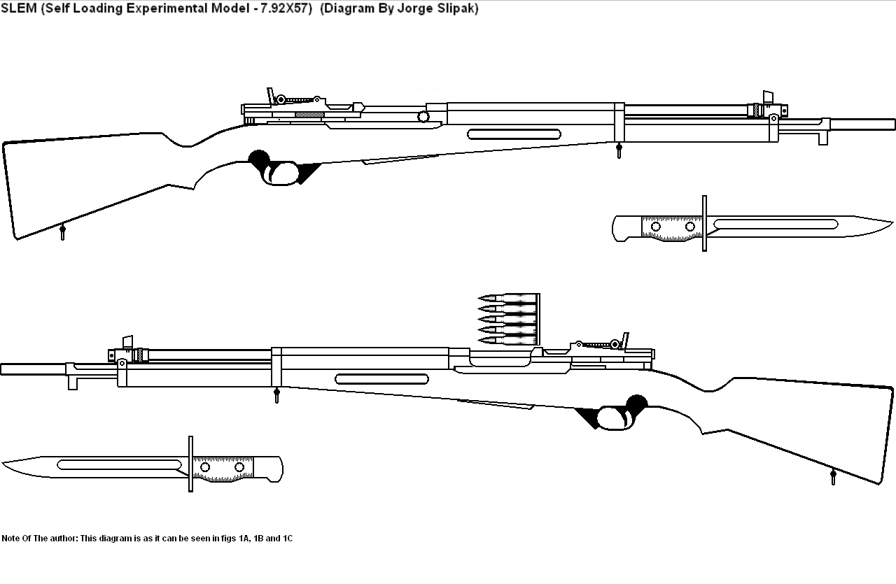 FN 49 INFANTRY RIFLE BLUEPRINTS