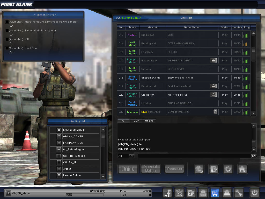 New cheat Point blank garena update terbaru 29, 30, 31, 1, 2, 3, 4, 5 ...