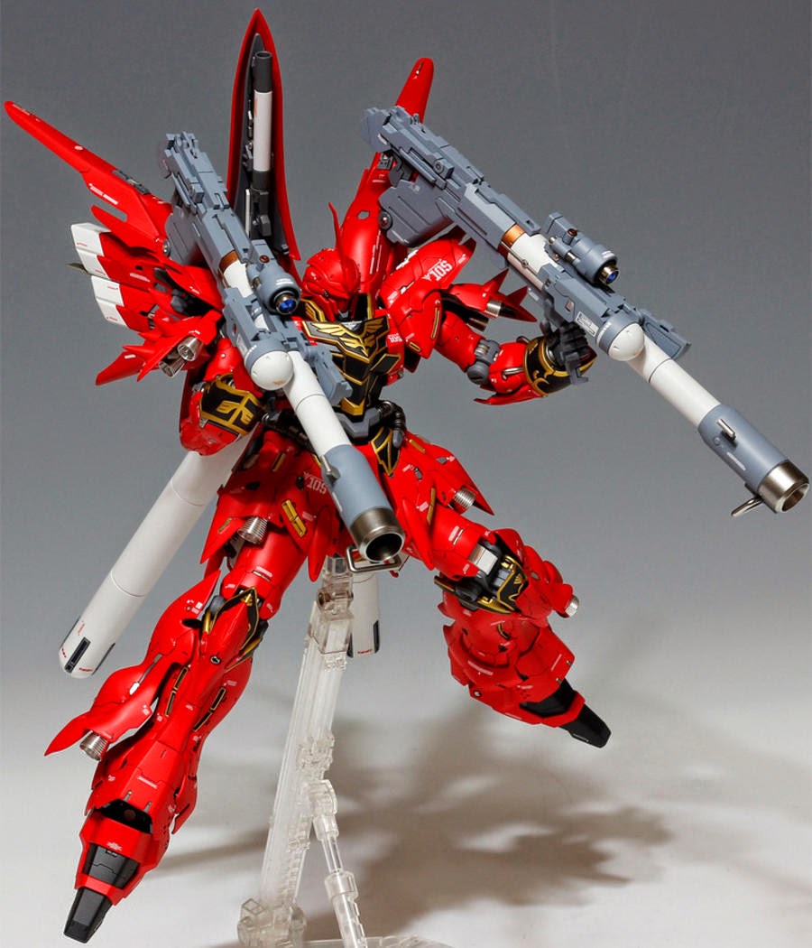 Custom Build: MG 1/100 MSN-06S Sinanju [OVA ver] "The Last Edition"