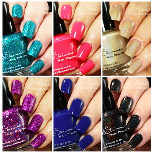Manic Talons Nail Design: KBShimmer Early Summer 2014 Collection