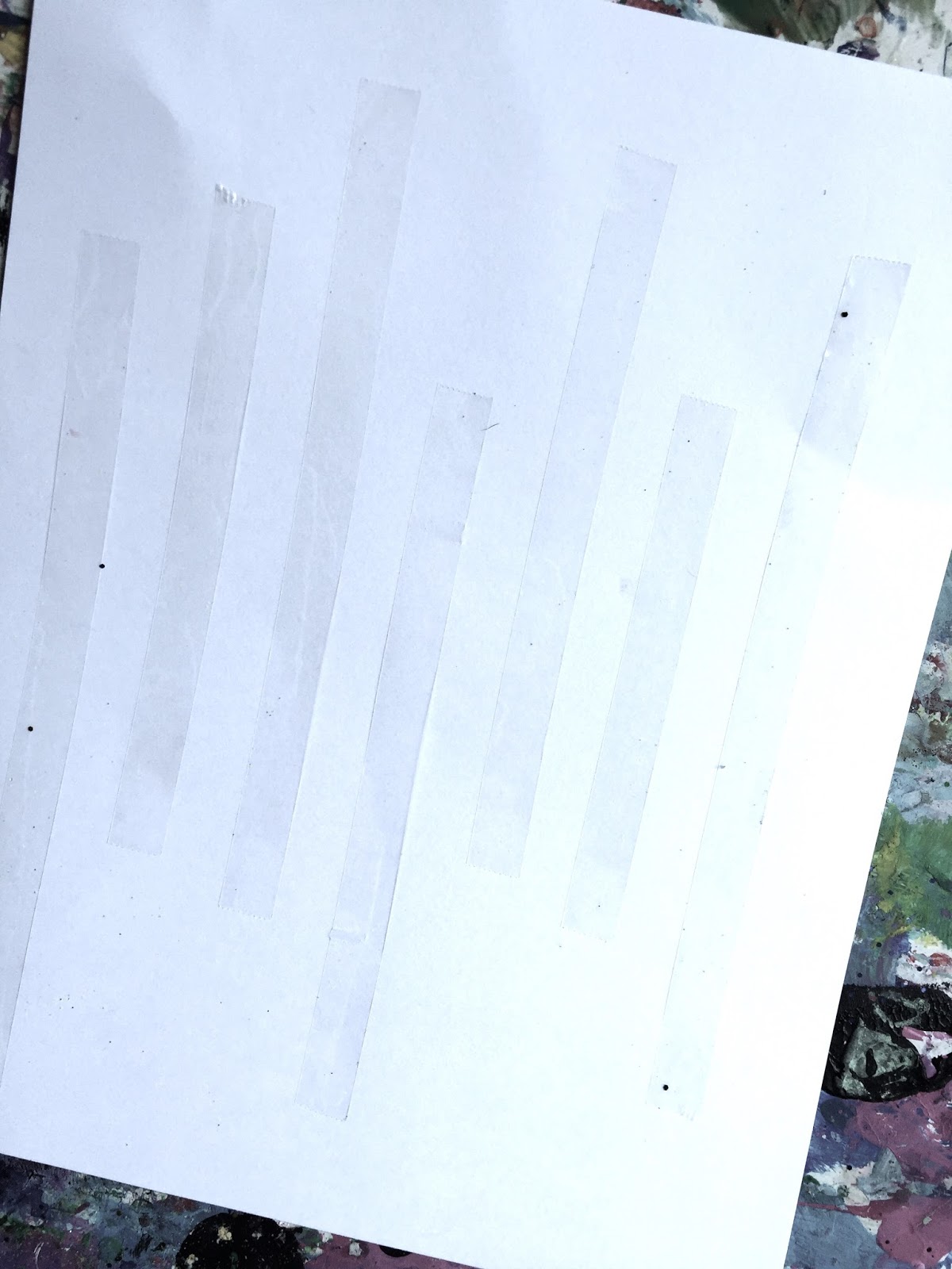 Mini Monets and Mommies: Kids' Craft Sand and Tape Art Activity