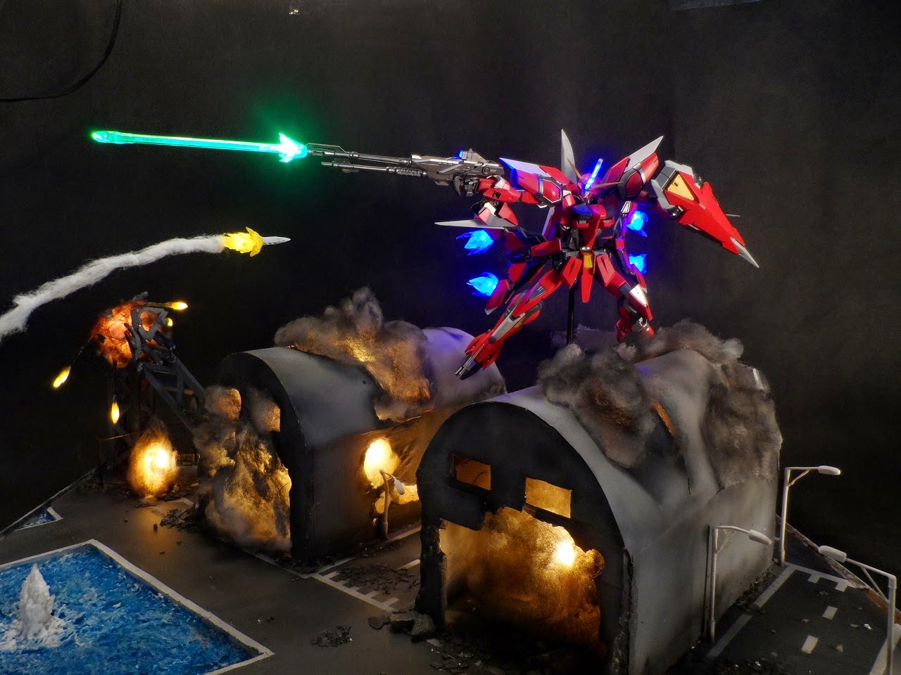 MG 1/100 Aegis Gundam with LED light and Diorama - Gundam Kits ...