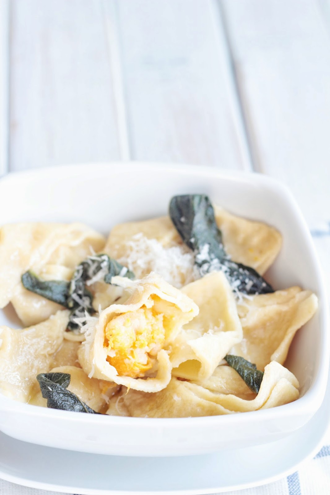 Fabsfood: Cappellacci di zucca - Pasta rellena de calabaza