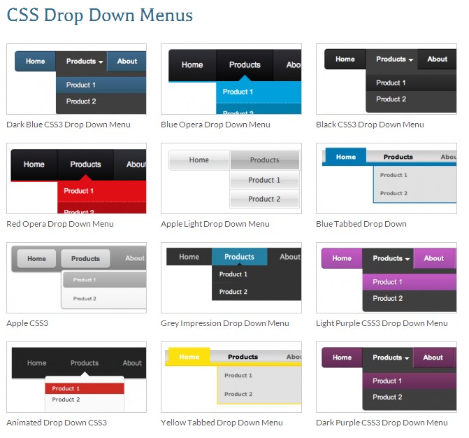 Menus em CSS para seu blog | IMAGENS PARA VOCÊ