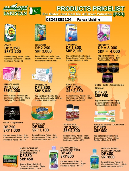 Alliance In Motion Pakistan: Products Price List Pakistan