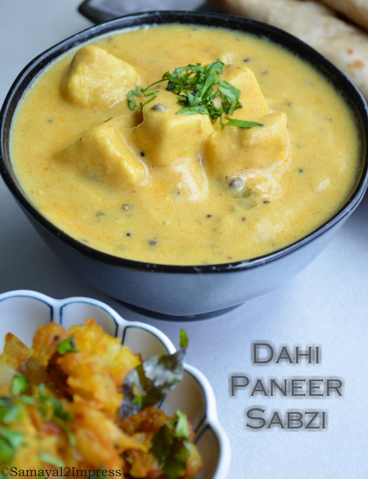 samayal2Impress: DAHI PANEER SABZI RECIPE/CURD PANEER CURRY
