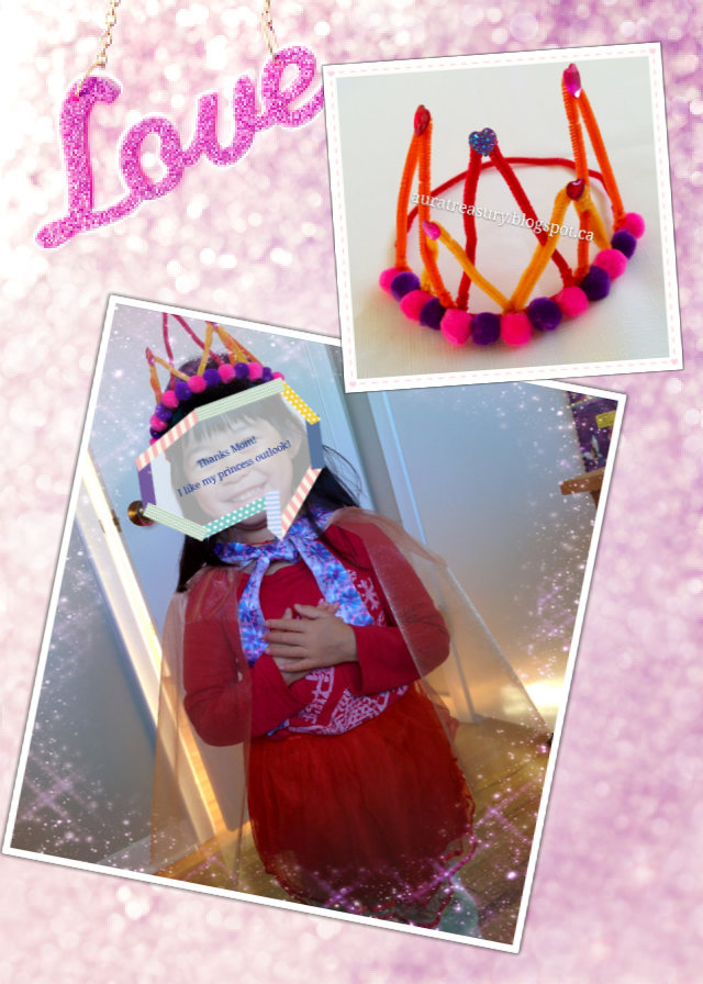 AuRa Treasury: DIY Projects - How to make a Princess Cape and Tiara
