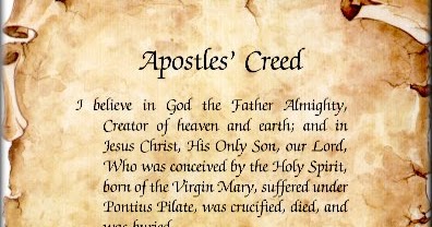 Meet The King!!!!!!: Apostle creed