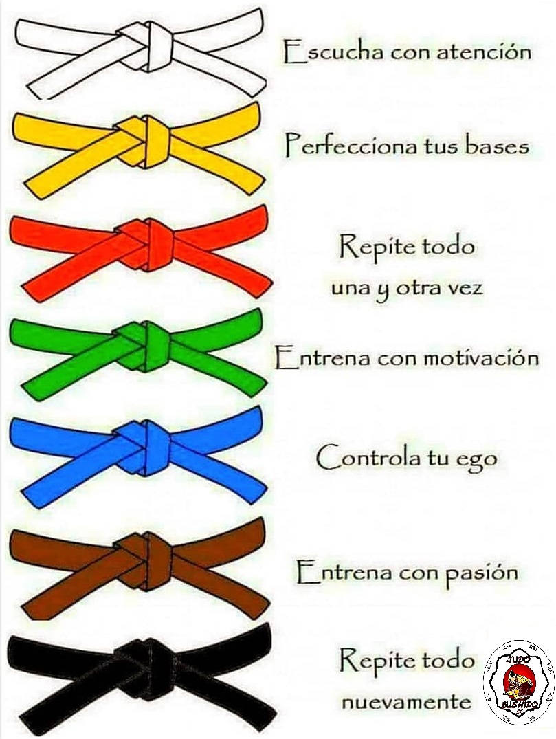 JUDO BUSHIDO SEGOVIA: SENTIDO DE LOS CINTURONES (OBI)