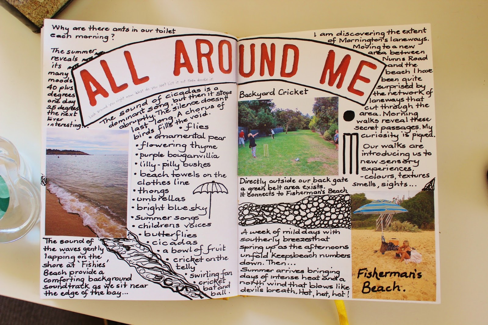 Gathering Entries In A New Writer's Notebook