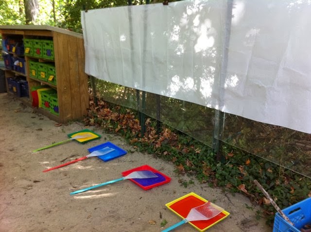 Playfully Learning: Fly Swatter Painting...Super-sized!