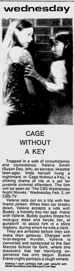 Everything Susan Dey: Susan Dey in Cage Without a Key