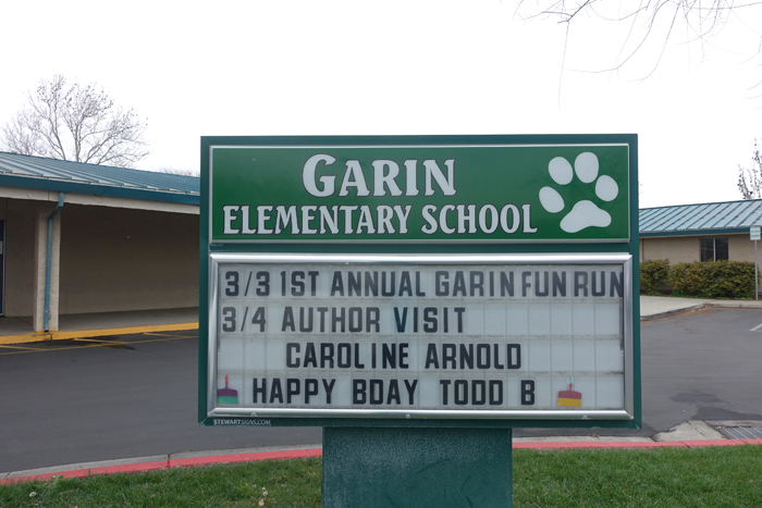 Caroline Arnold Art and Books: Author Visit, Garin School, Brentwood, CA